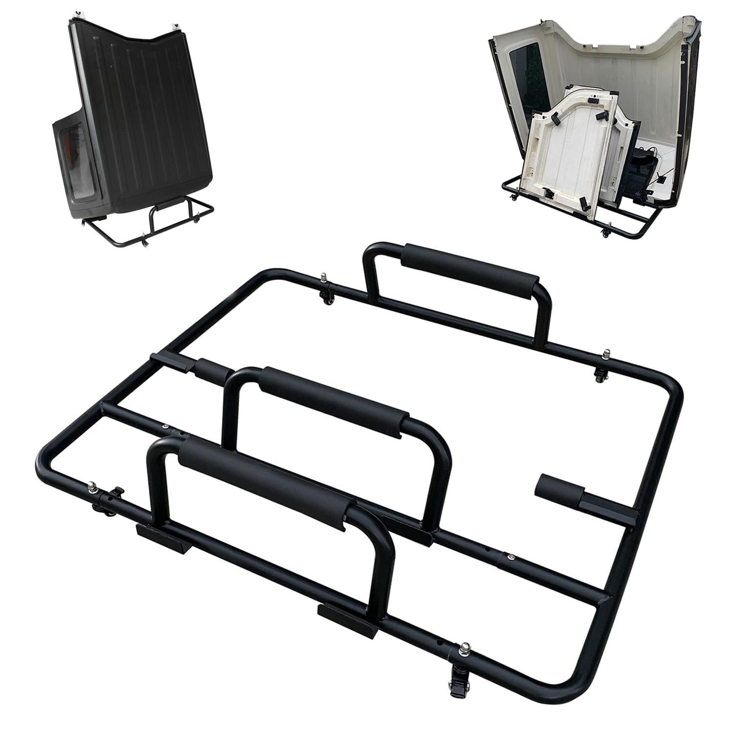 Winuniteupgraded Hard Top Storage Rack Compatible With Jeep Wrangler Yj ...