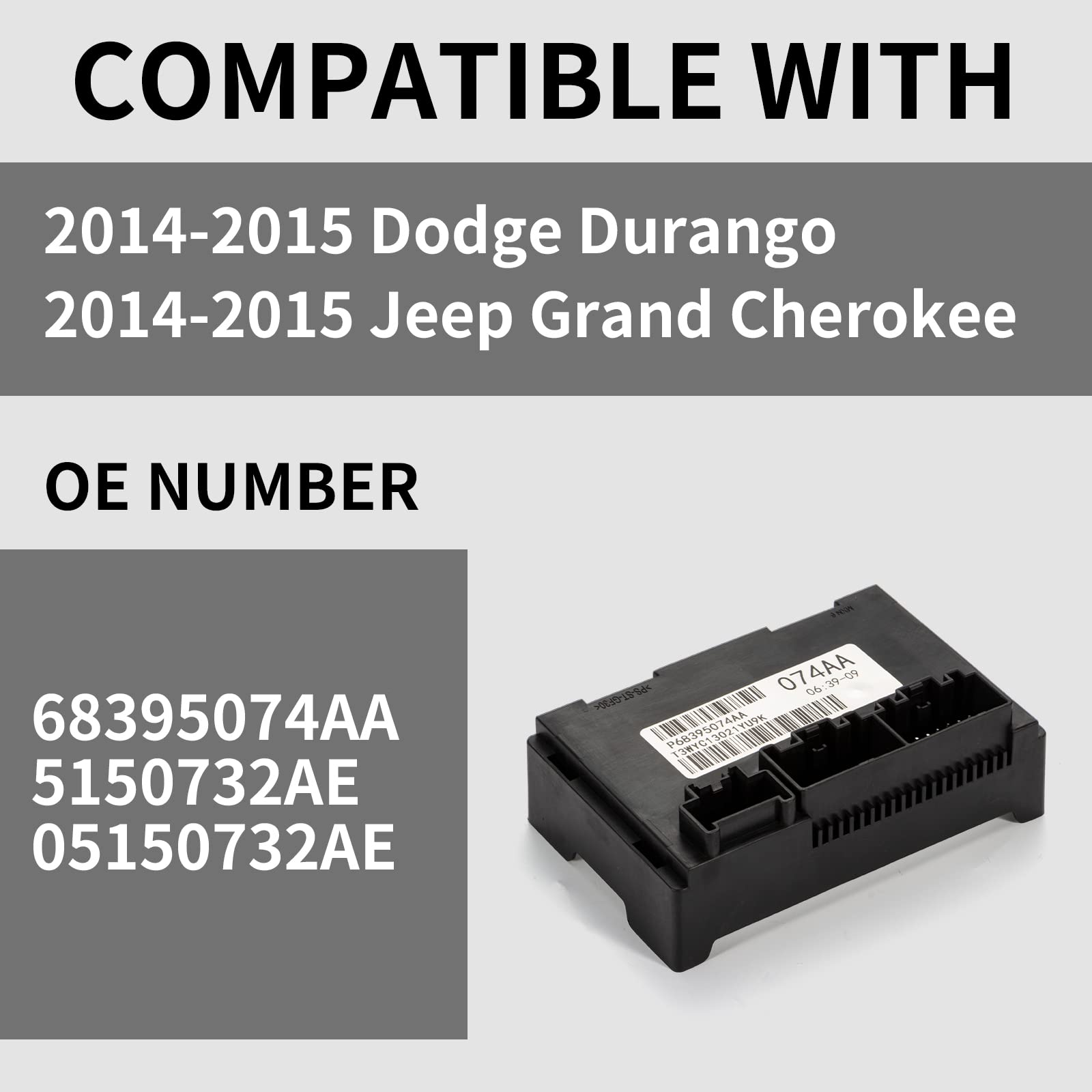 Snapklik.com : BLCYANUE 05150732AE Transfer Case Control Module Compatible