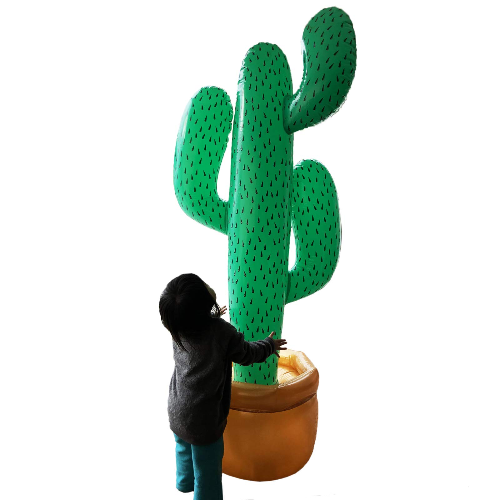 Buy GiftExpress Inflatable 76" Jumbo Cactus Prop Decor, Giant Cactus ...