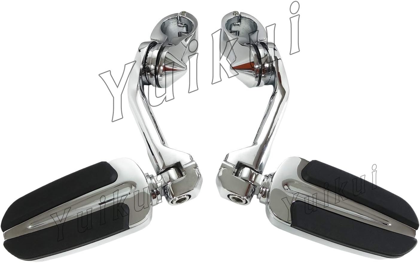 Amazon.com: Universal Motorcycle Foot Pegs Crash Bar Foot Pegs Foot ...