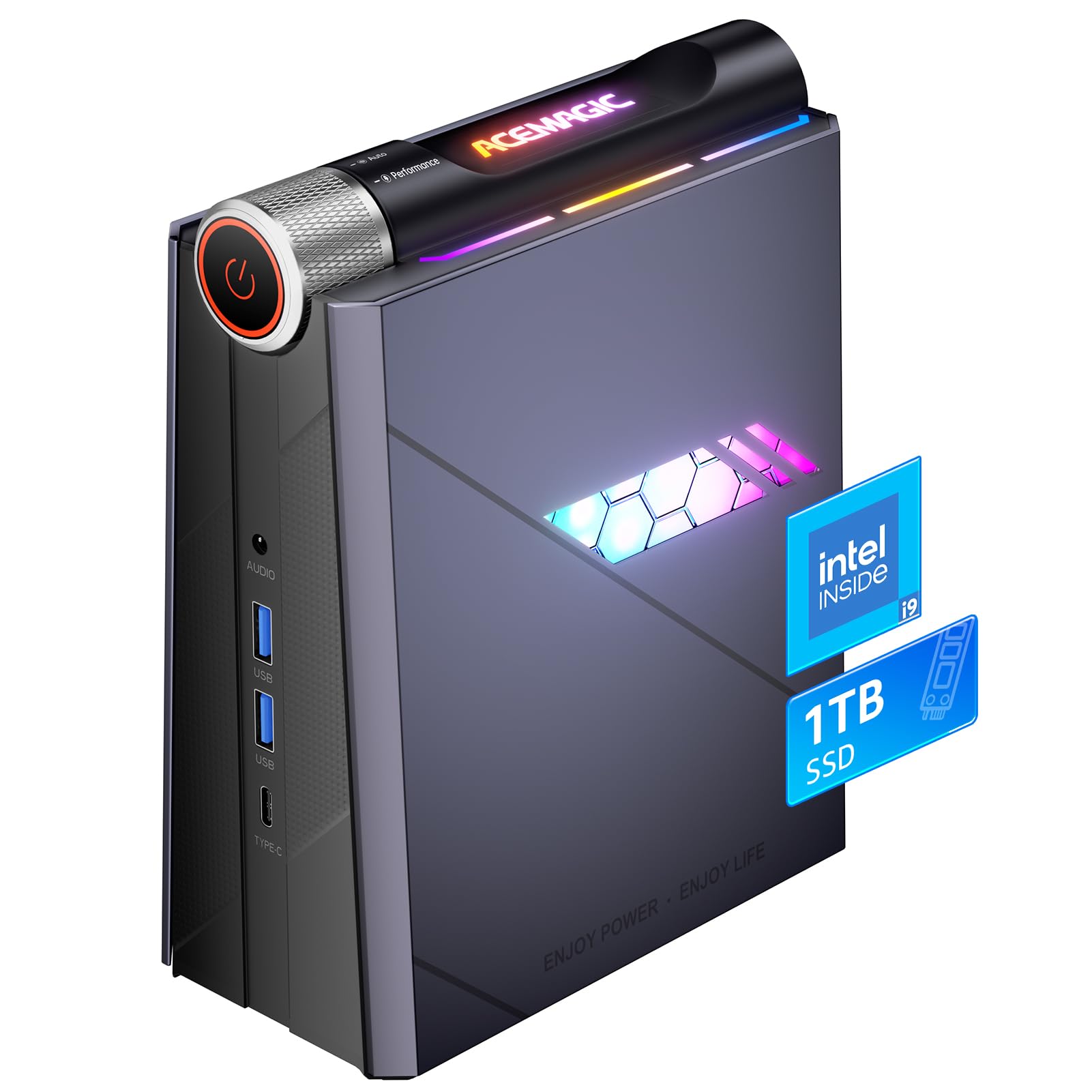 Snapklik.com : ACEMAGIC Mini Gaming PC i9,Beat AMD Ryzen7 5700U CPU ...