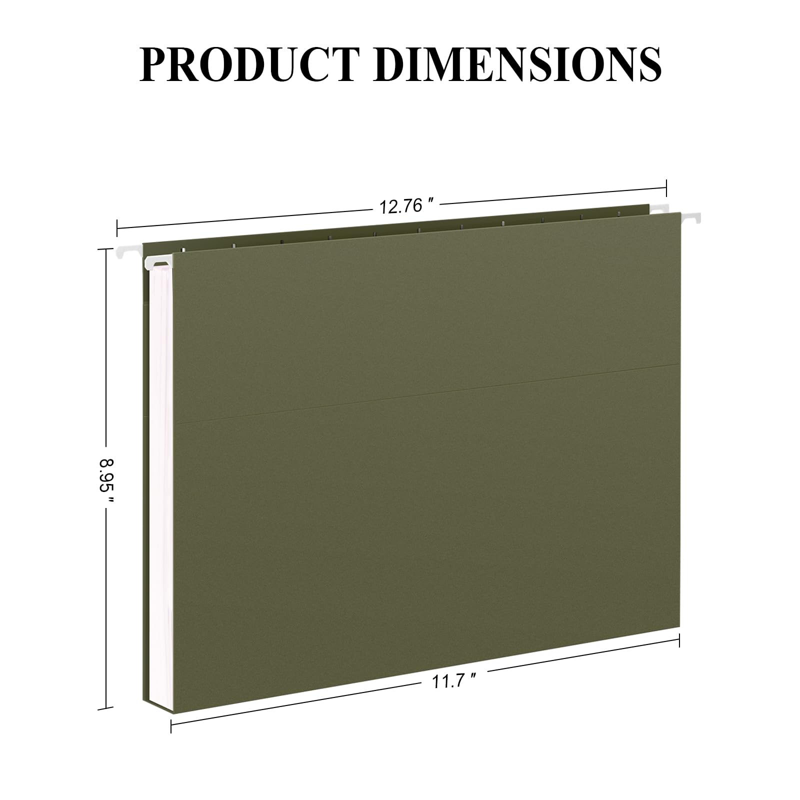 Snapklik.com : ViVin Hanging File Folders, 1/5-Cut Adjustable Tabs