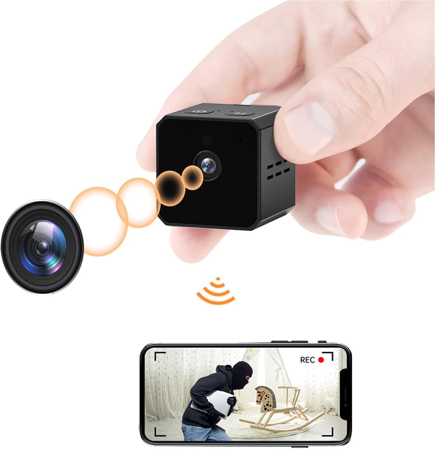 Amazon.com : WiFi Mini Camera | Hidden Spy Camera | Free Cloud Storage ...