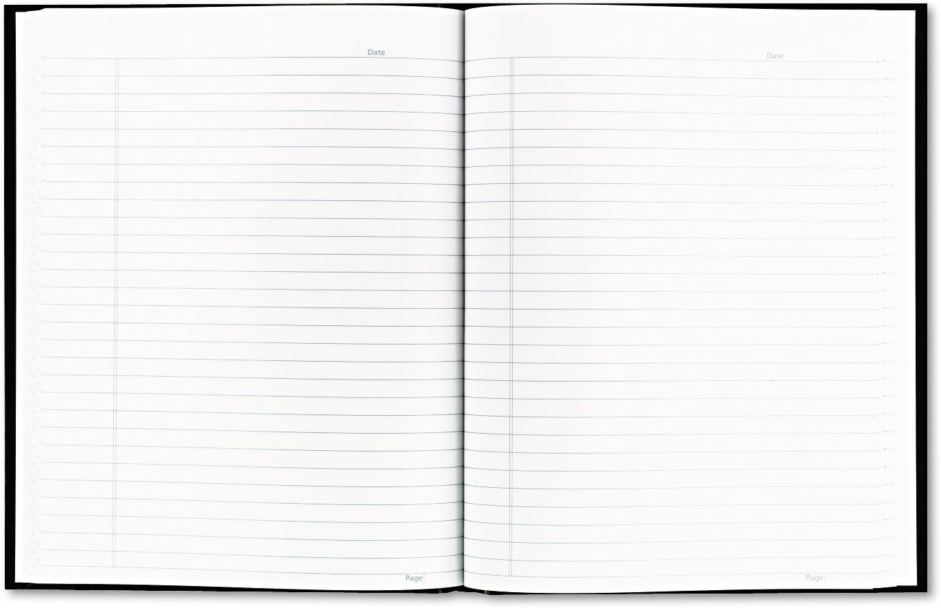 Blueline Business Notebook, Black, 192 Pages, 9-1/4 Inches x 7-1/4 ...