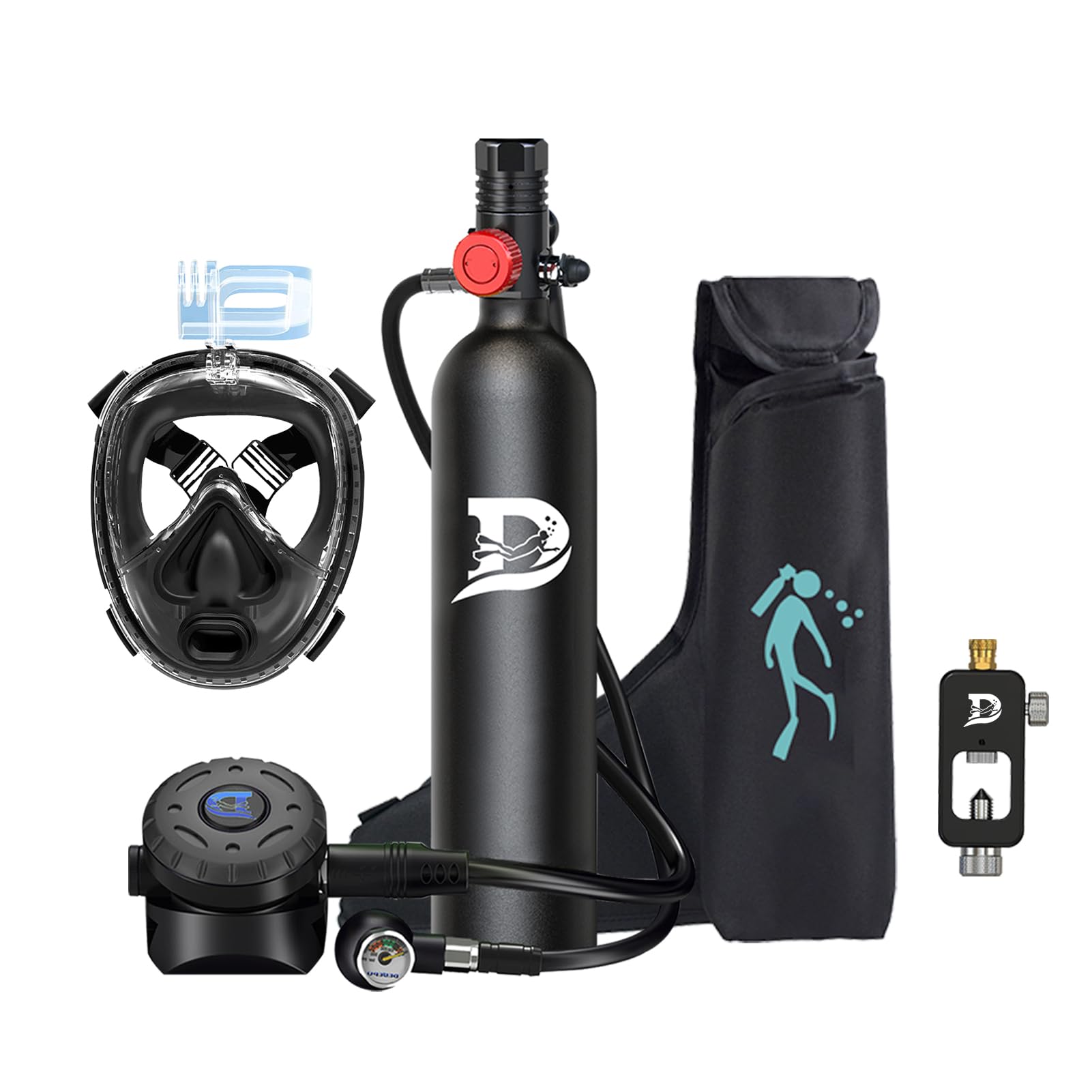 Buy Scuba Tank Diving Tank 1L Mini Scuba Diving Tank Dot-Certified ...