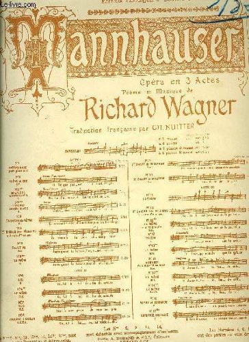TANNHAUSER: Richard Wagner: Amazon.com: Books