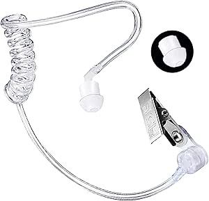 Amazon.com: Btanadi Spy Earpiece Secret-Service-Costume, Fake Earpiece ...