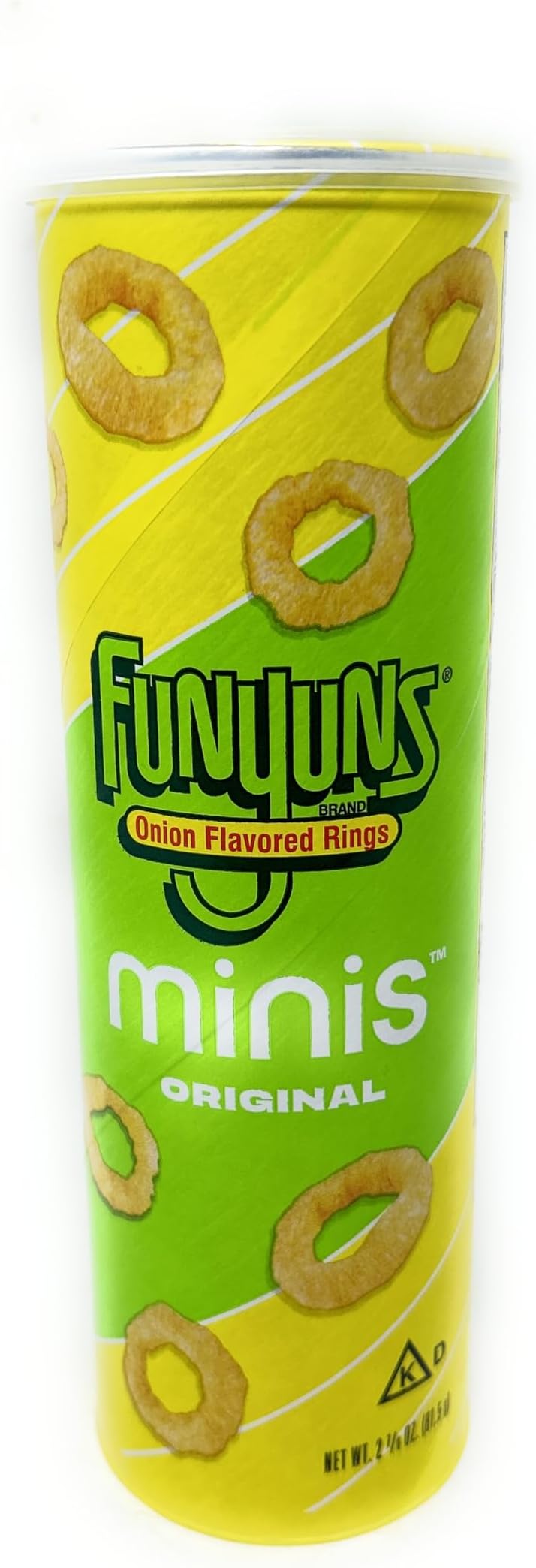 Amazon.com: Funyuns Original Onion Flavored Rings Mini Chips 2.8oz - 1 can