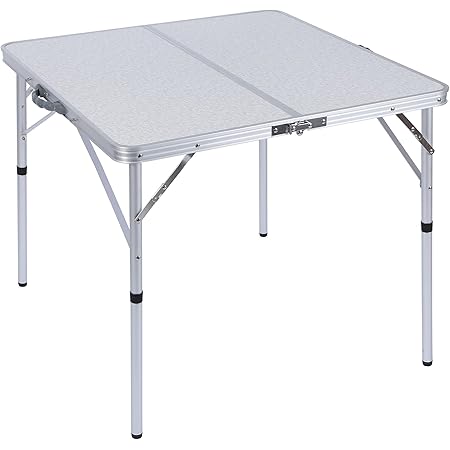 Amazon.com: REDCAMP 34" Square Folding Card Table with Resin Top ...