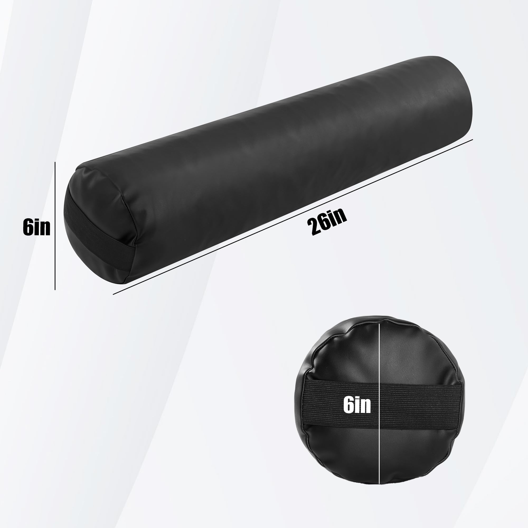 Snapklik.com : MABOZOO Round Massage Bolsters For Under Leg, 26 X 6 ...