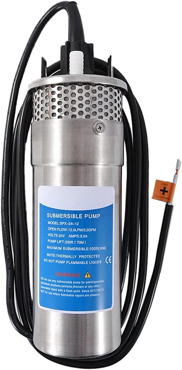 Amazon.com: PIGENE Adjustable Small Submersible Pump SPX-24-12 24V 12L ...