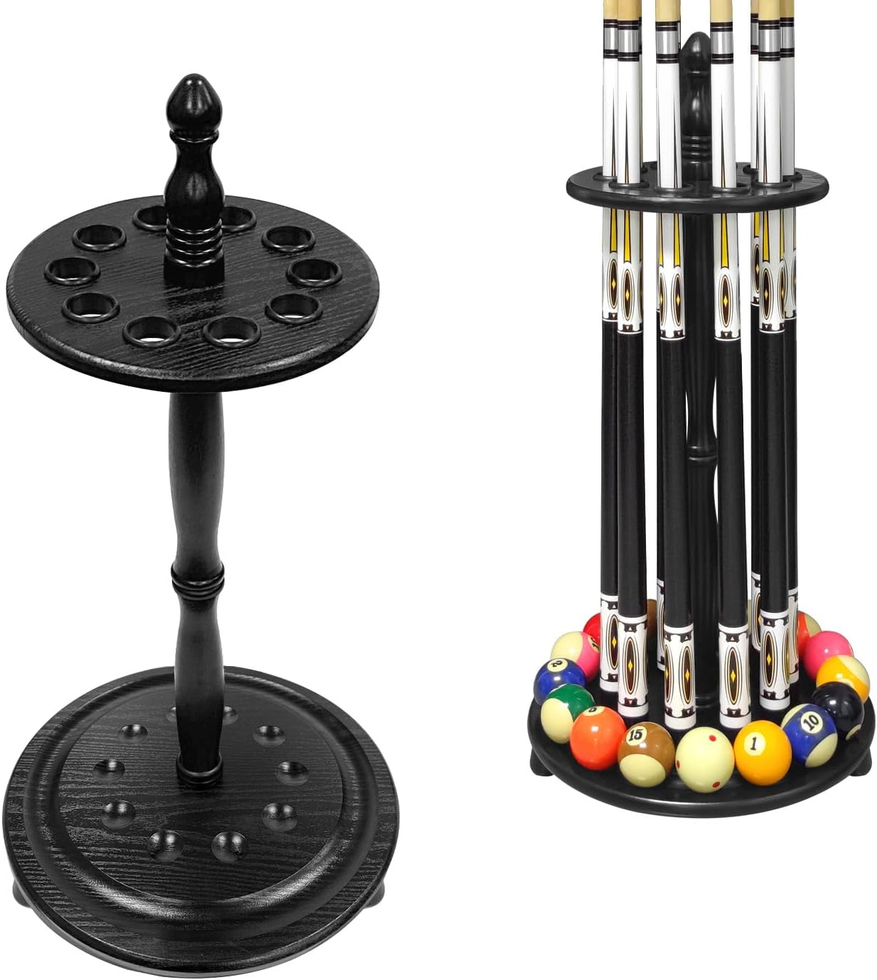 Amazon.com: 9TH SHOP Pool Stick Holder, Pool Cue Rack, Pool Cue Holder ...