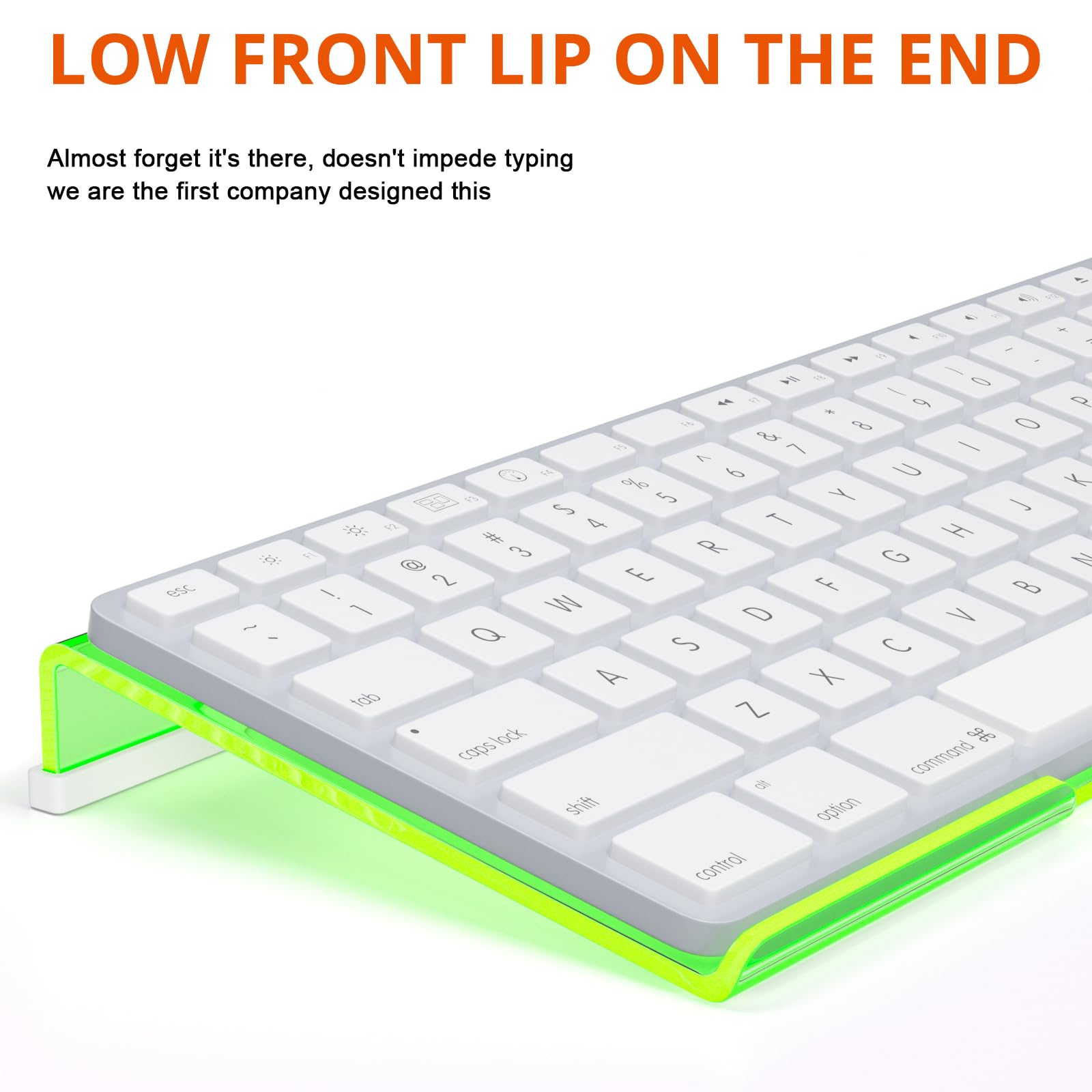 Snapklik.com : Richboom Epoptic Green Acrylic Tilted Computer Keyboard ...