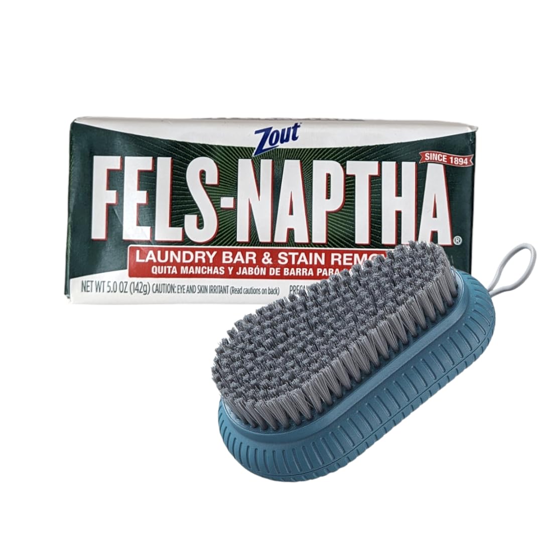 Amazon.com: Fels Naptha Laundry Detergent Bar Soap and Stain Remover ...