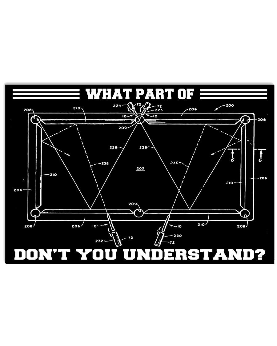 Amazon.com : Pool Table Anatomy Metal Tin Signs What Part Of Don't You ...