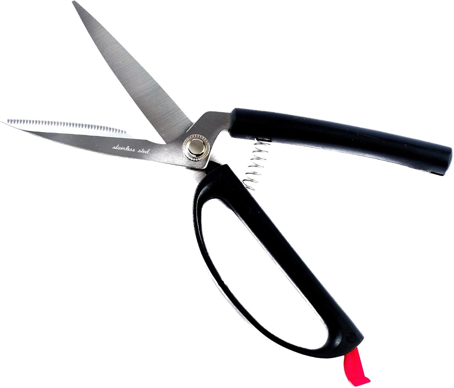 PETA Easi-Grip Spring Loaded Kitchen Scissors - Stainless Steel Self ...