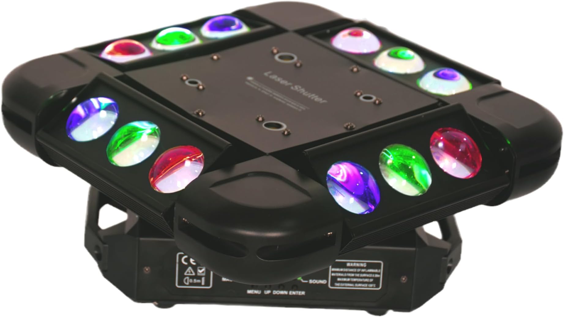 Amazon.com: Wall Washer Lights 45W 8 LED RGBW Dimmable Stage Lights DMX ...