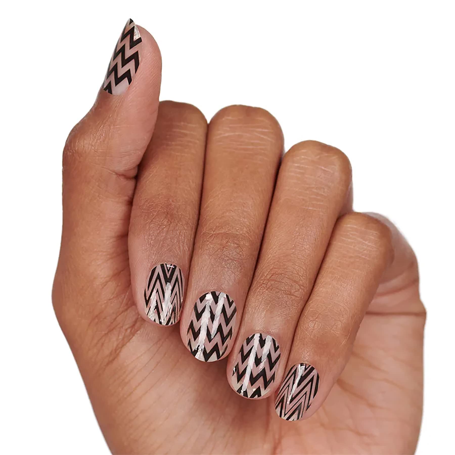 Chevron Print Nail Art