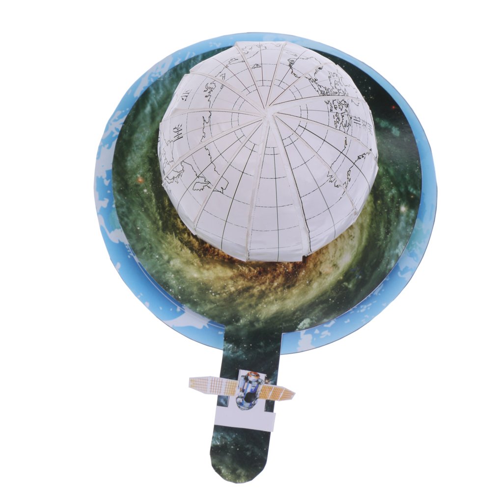 Segolike DIY World Map Kid Assemble Earth Globe Geography Learning Toy ...