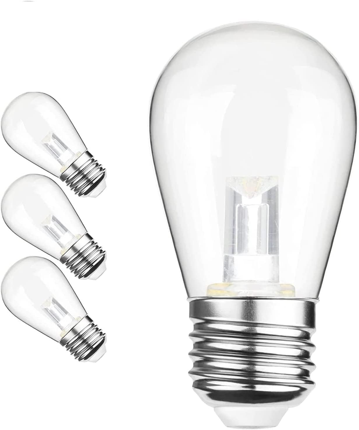 Mlambert 4 Pack 3 Color in 1 LED Light Bulbs with Jump and Fade ...