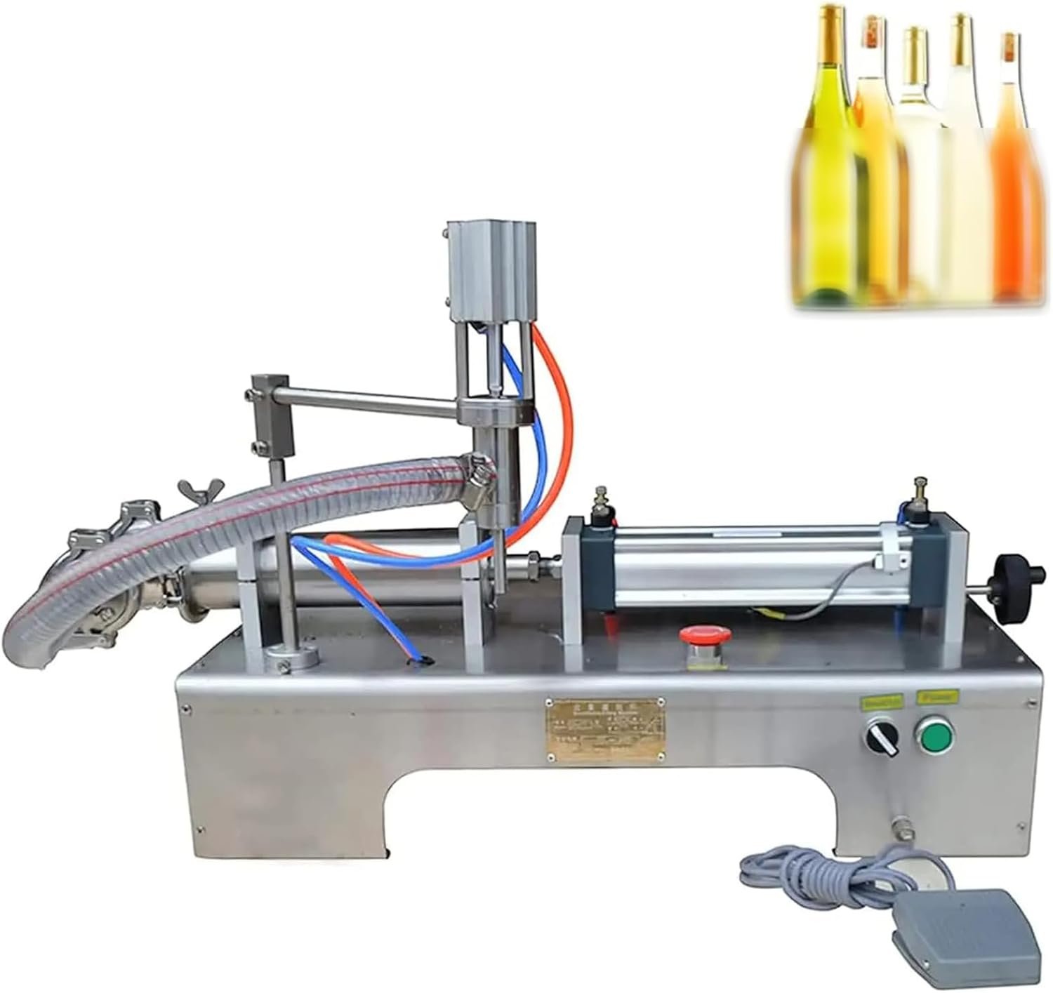 Amazon.com: wokmans Horizontal Liquid Filling Machine 10-2500Ml ...