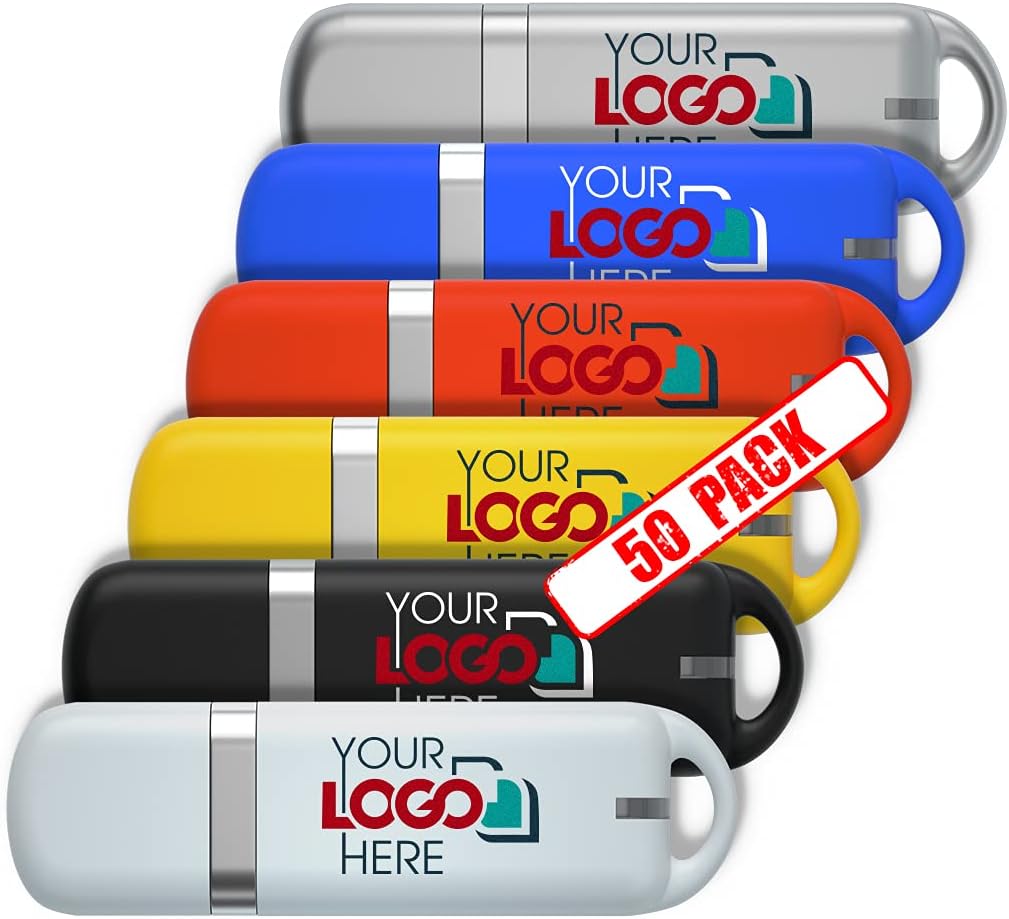 Amazon.com: Possibox Custom Promotional USB Flash Drive 128MB Printed ...