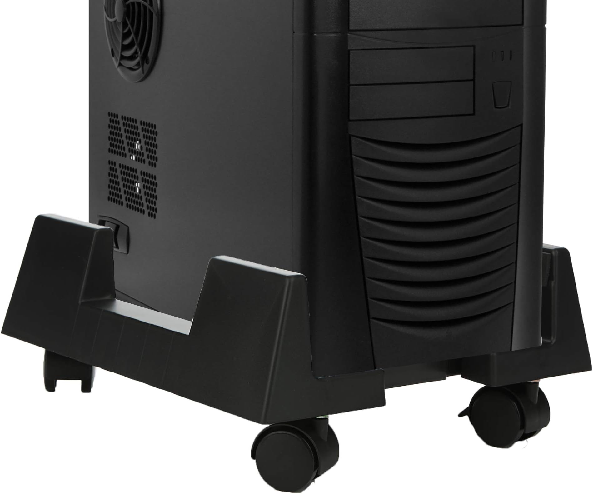 Amazon.com: Mind Reader Mobile CPU Stand, Computer Desk, PC Desk ...