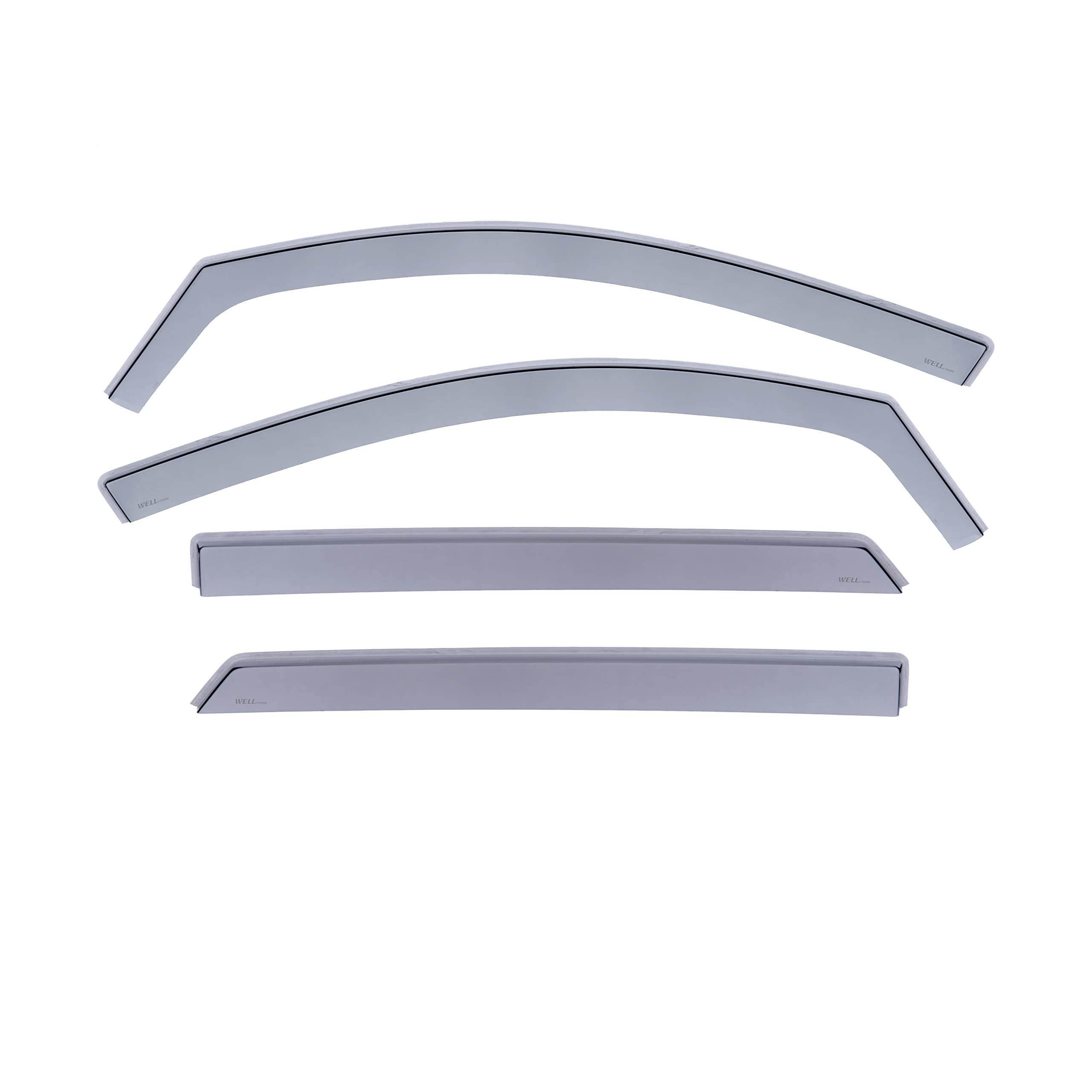 Amazon.com: Wellvisors in-Channel Window Visors 4Pcs Compatible with ...