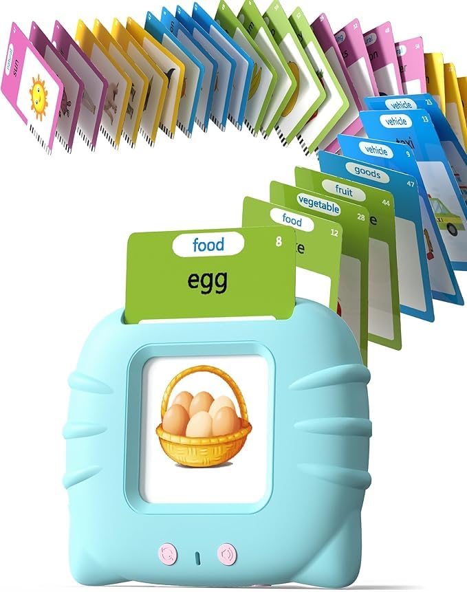 Buy DEAL NUT Talking Flash Cards for Toddler to 5 Years, Language ...