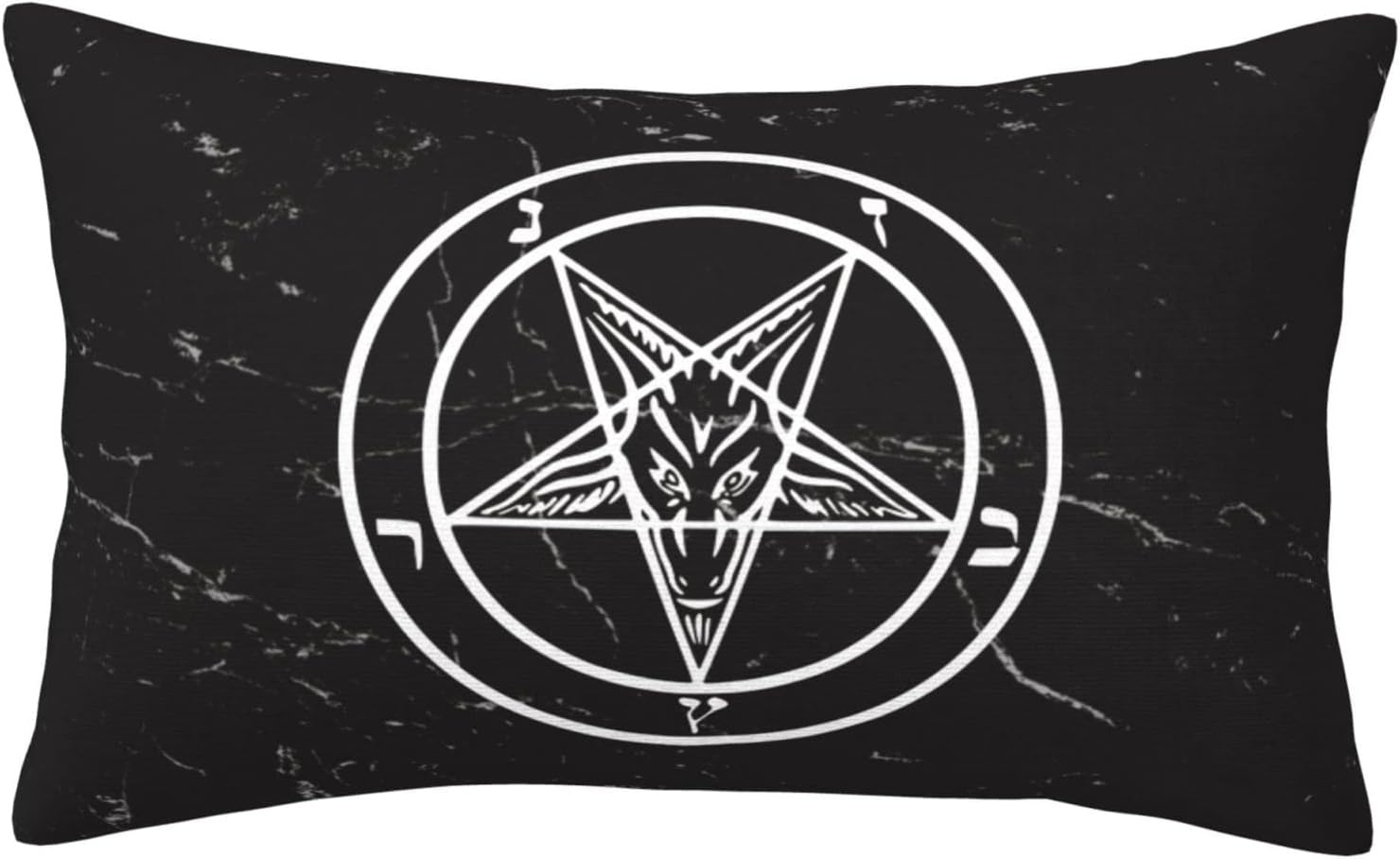 Amazon.com: Goat of Mendes Pentagram Satan Satanic Baphomet Pillow ...