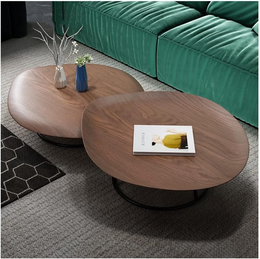 Amazon.com: Wooden Coffee Table, Living Room/Reception Room Center ...