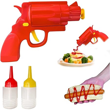 Amazon.com - Ketchup Gun, Condiment Dispenser Bottle Seasoning Tool for ...