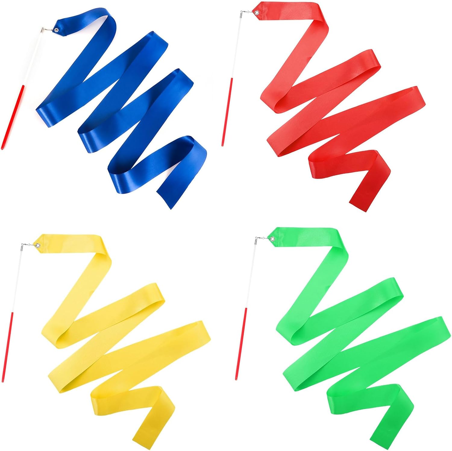 Amazon.com: HiUnicorn 4PCS Dance Ribbons Party Favors for Kids Rhythmic ...