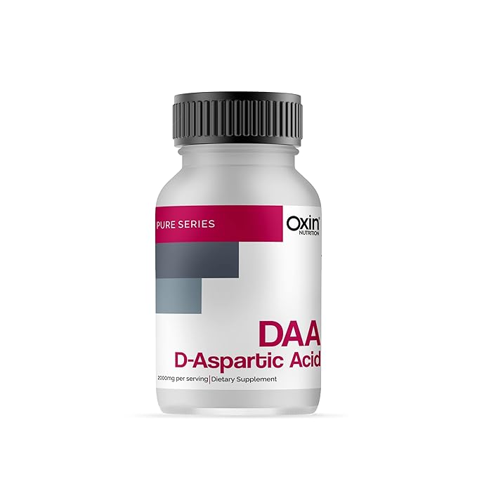 Oxin Nutrition D Aspartic Acid DAA Pure Series IMPORTED DAA (180 ...