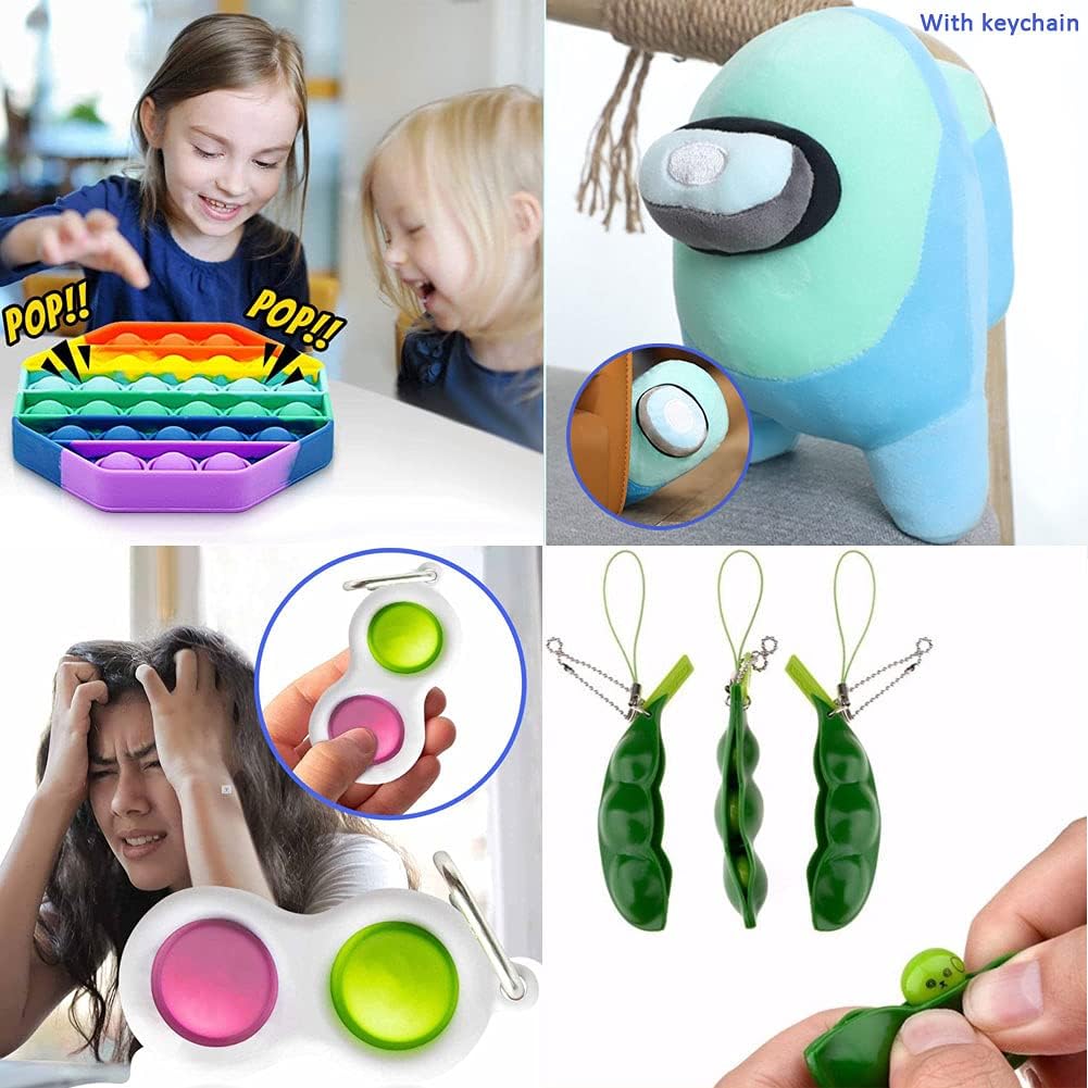 23GUANYI Tik Tok Fidget Toy Set 10 Types, Cheap Sensory Toys, Hand Toys ...