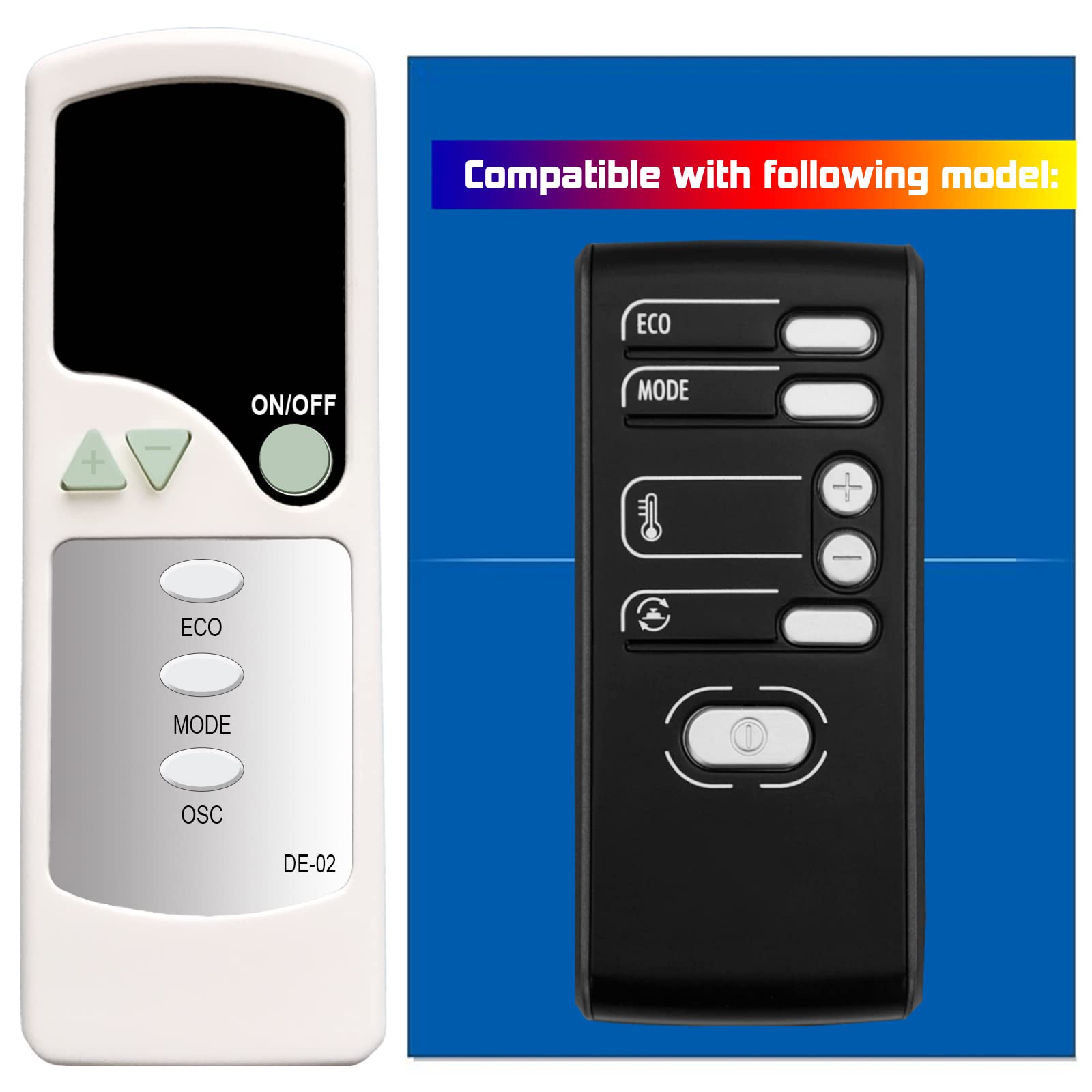 Amazon.com: Replacement Remote Control for DeLonghi Ceramic Tower ...