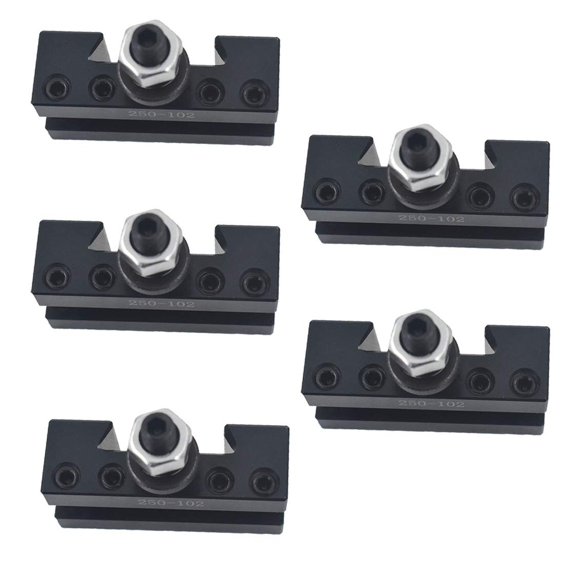 Snapklik.com : 5Pcs 2# Quick Change Tool Post Boring Turning Holder 250 ...