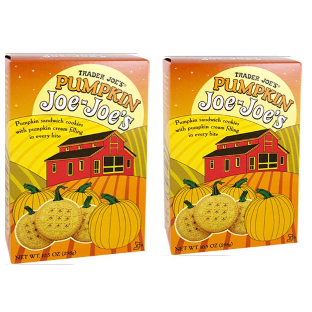 Amazon.com: Trader Joe's Pumpkin Joe Joe’s Cookies 10.5 Ounces (2 Pack ...