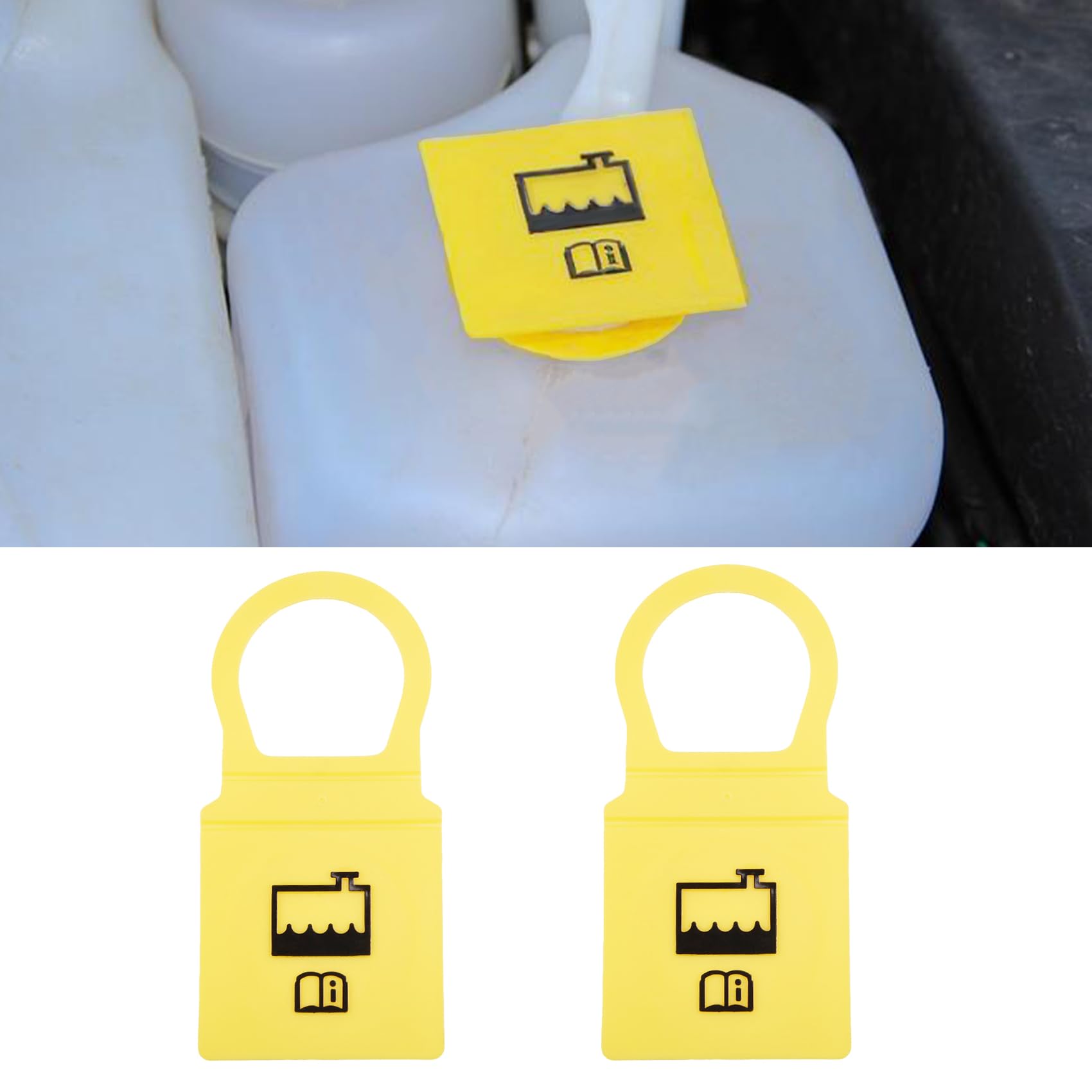 Amazon.com: Lecctso 2PCS Coolant Reservoir Cap, Coolant Cap Replacement ...