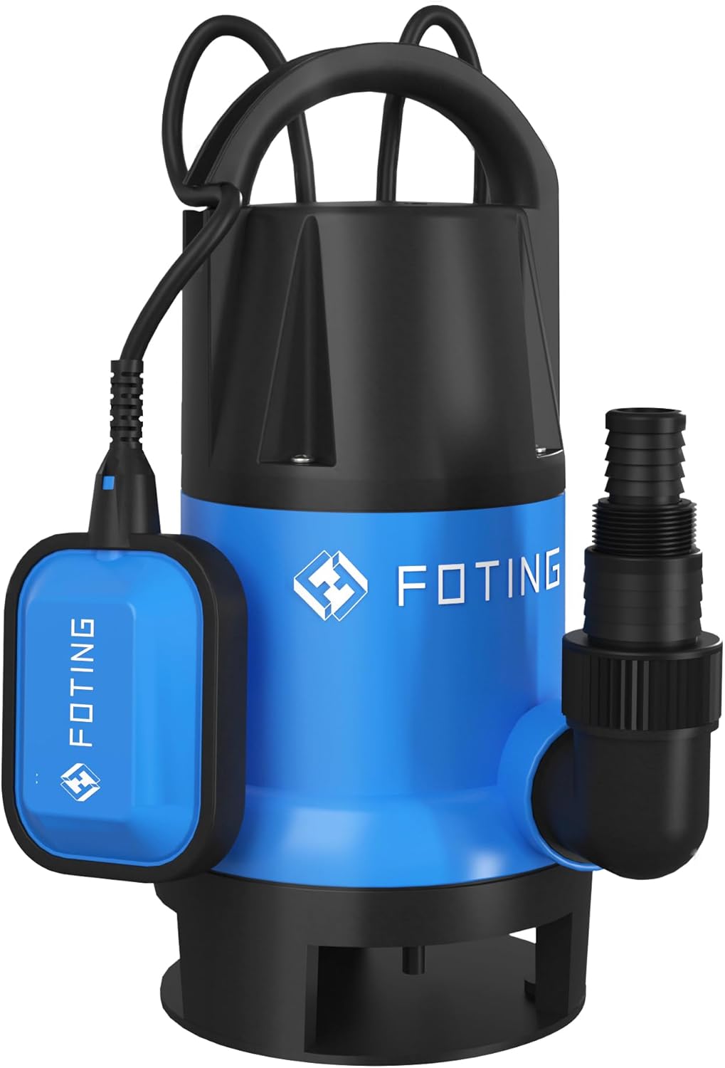 FOTING 900W Portable Submersible Pump for Dirty/Clean Water, Max Flow ...