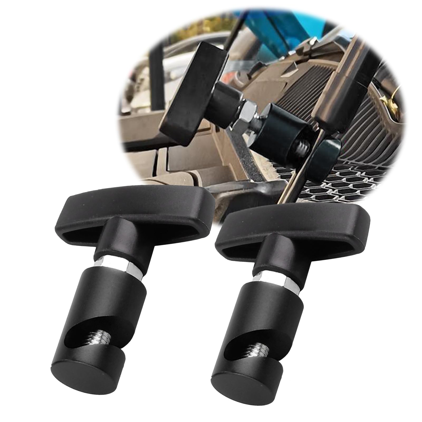 Jeep Gladiator Accessories 2-PCS Car Hood Latch Covers For Jeep ...