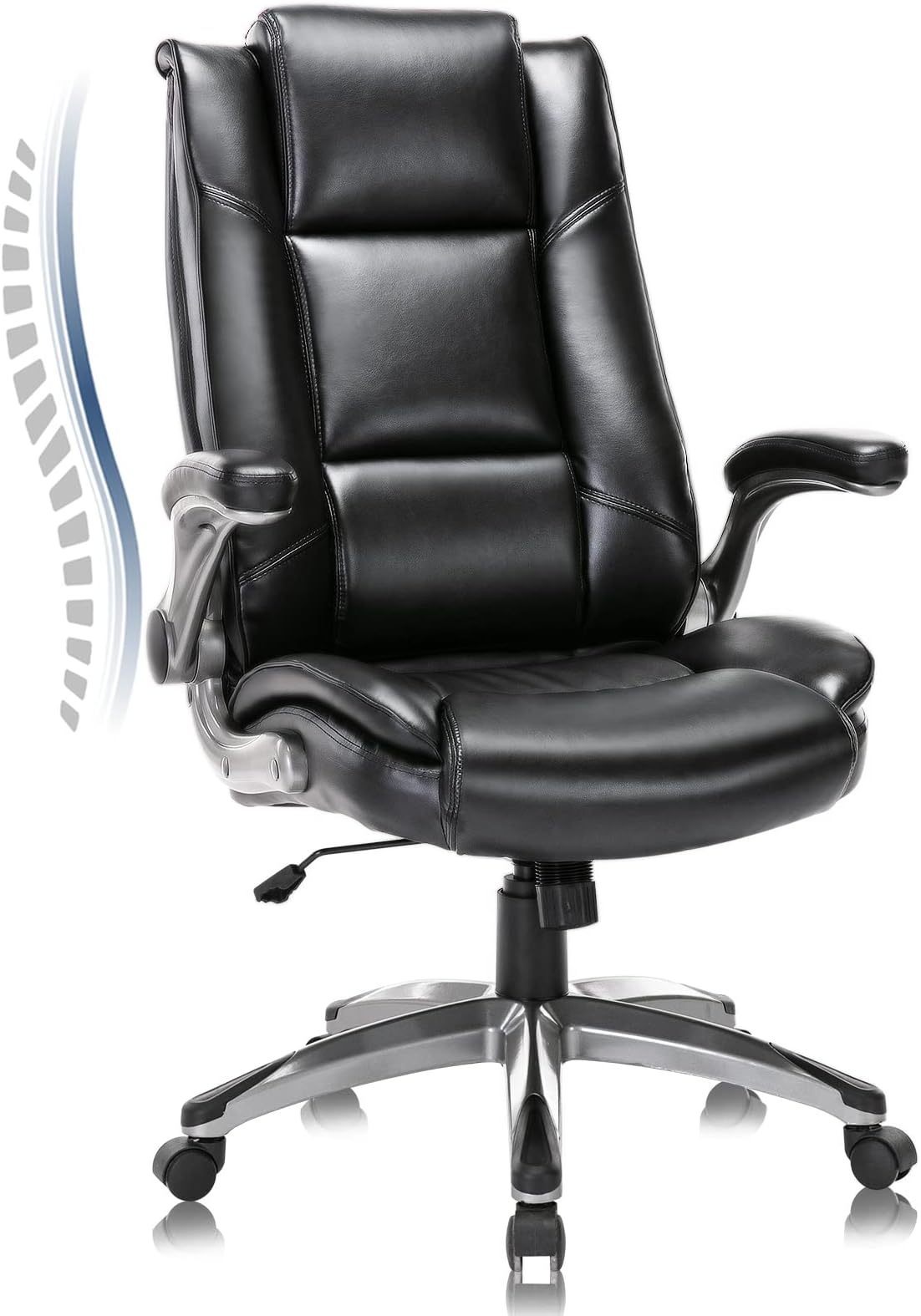 Amazon.com: Staples 2710763 Mcallum Bonded Leather Managers Chair Black ...