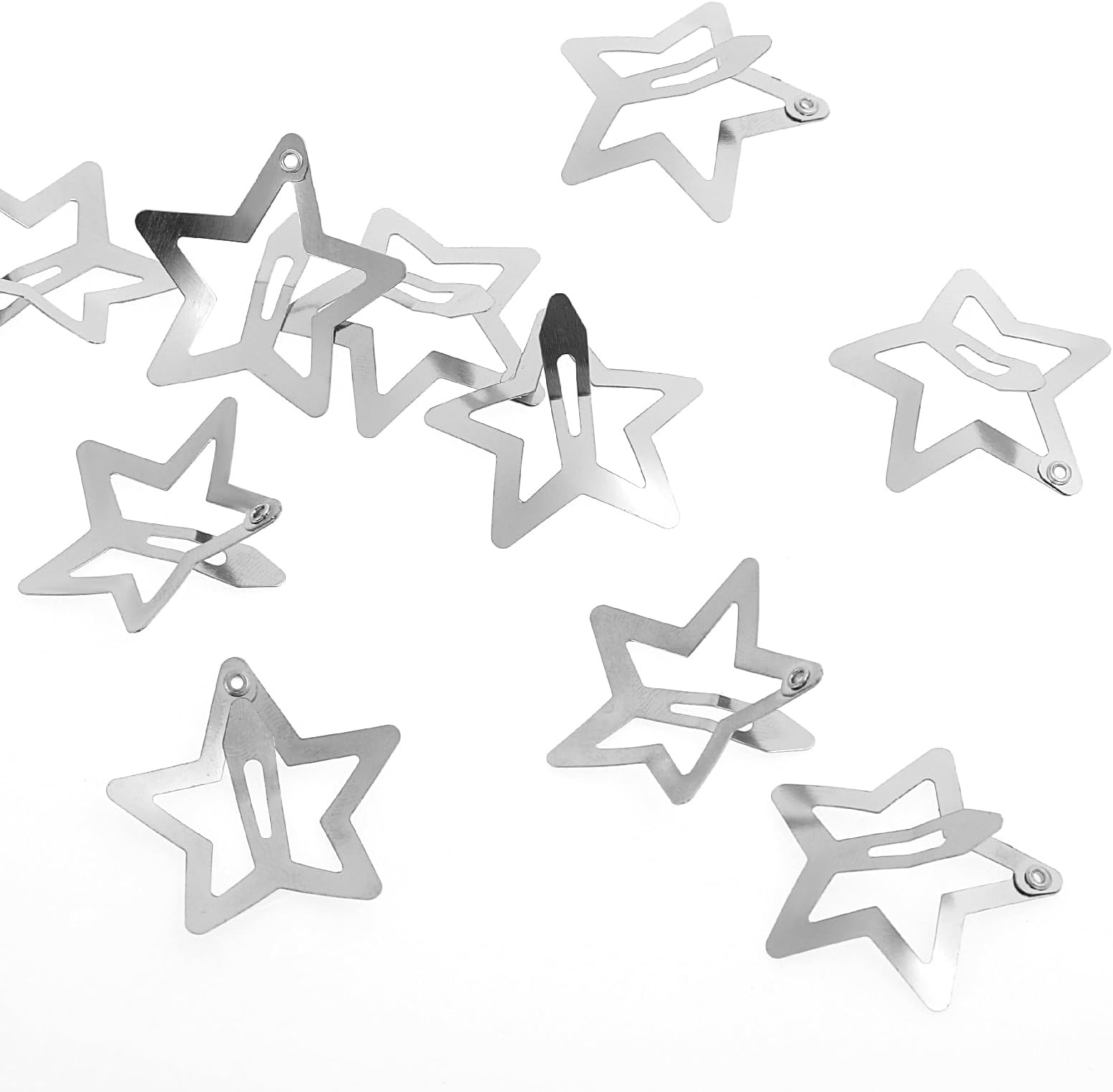 Amazon.com : 20 PCS 1.22 inches Star Hair Clips Snap Star Hair ...