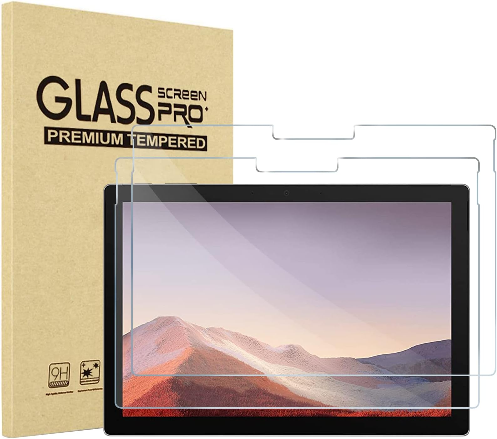 Amazon.com: ProCase 2 Pack Screen Protector for Surface Pro 7 Plus/Pro ...