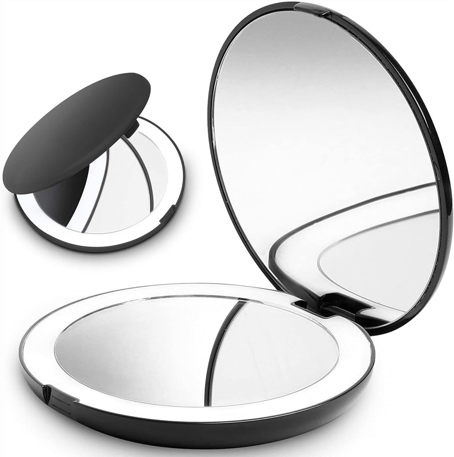 Amazon.com: Giazee Compact Mirror, 1X/10X Magnifying Mirror with Light ...