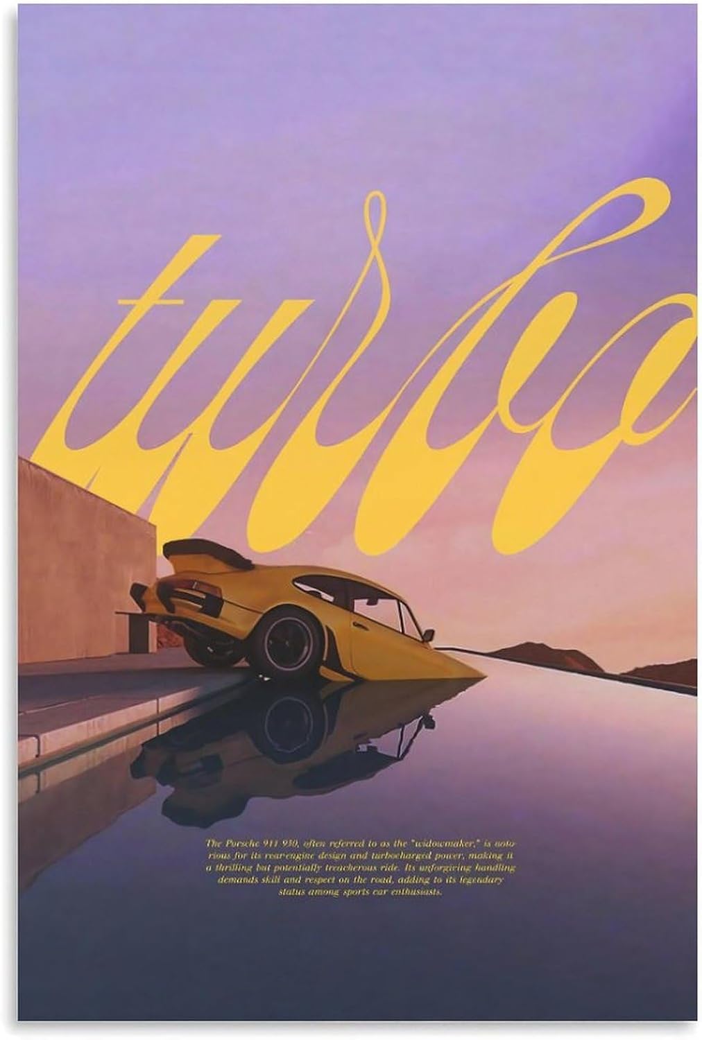 Amazon.com: Erwyn Car Poster 911 GT3RS Posters Vintage Racing Car Wall ...