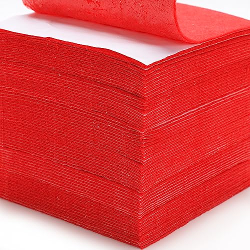 Snapklik.com : Eppingwin 60 PCS Red Felt Sheets, 4"x4" Fabric For ...