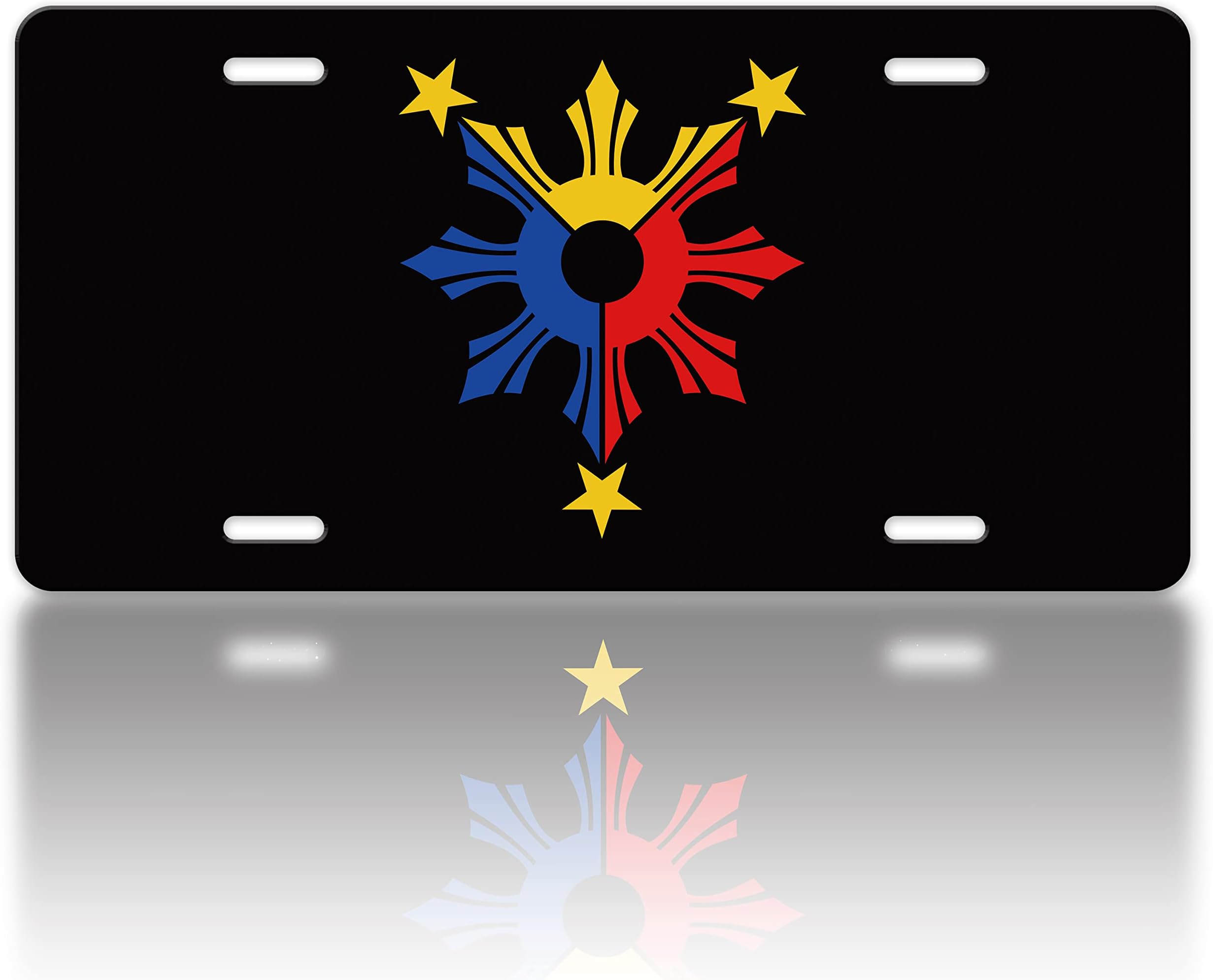 Amazon.com: Aluminum License Plate - Flag of Philippines (Filipino ...