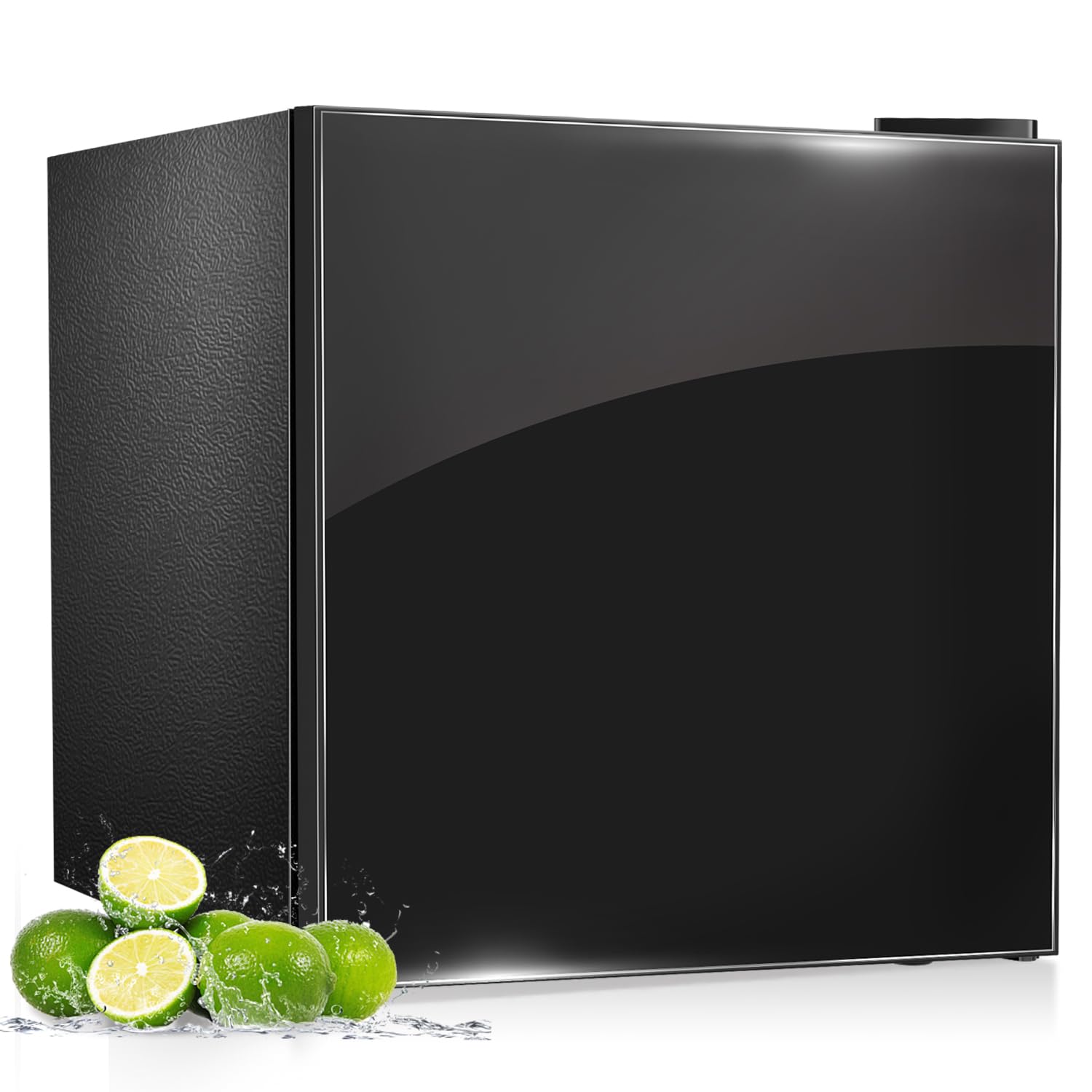 Amazon.com: Havato Mini fridge with Freezer,1.6 cu.ft Reversible Single ...