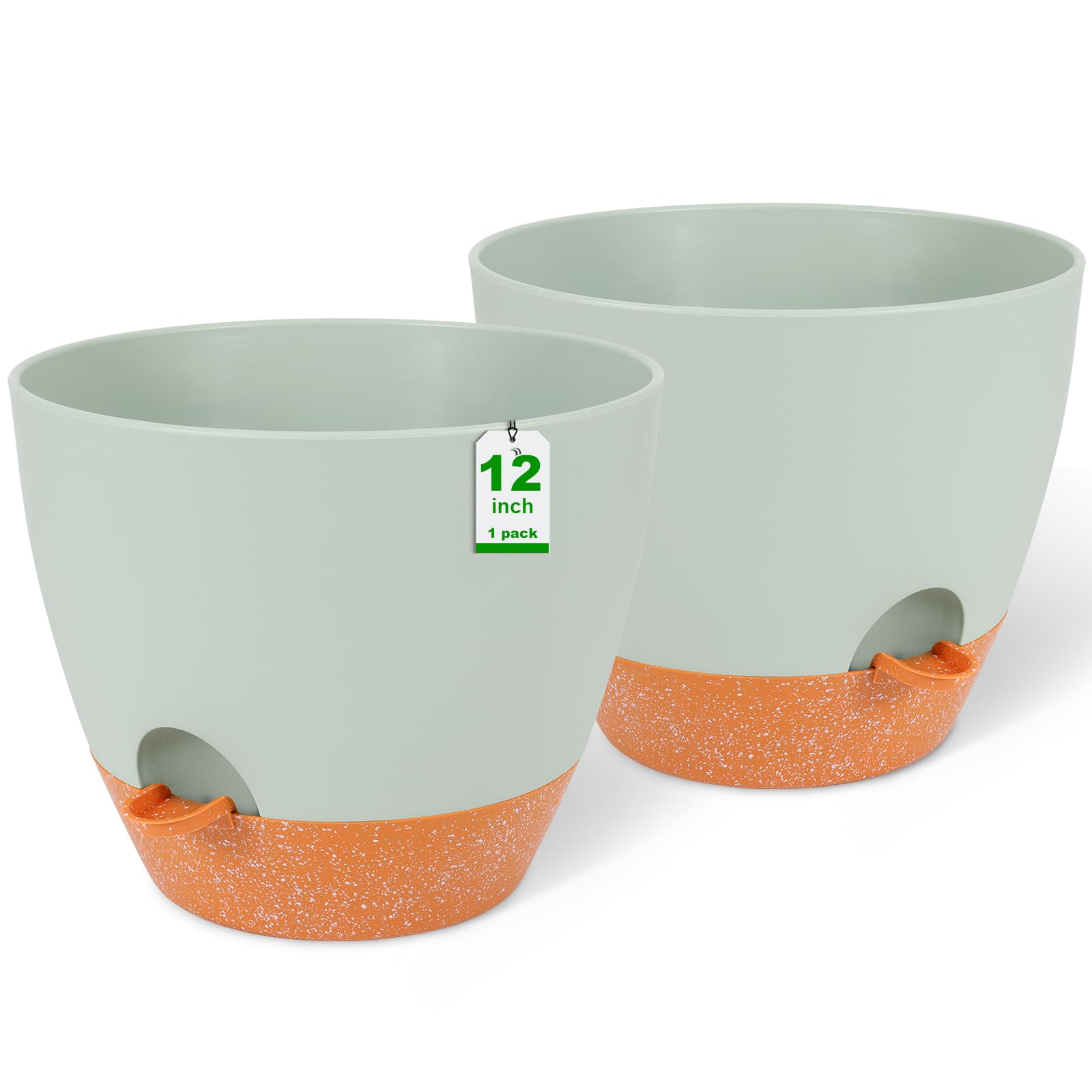 Snapklik.com : GARDIFE 12 Inch Planters, Plant Pots,Self Watering Pots ...